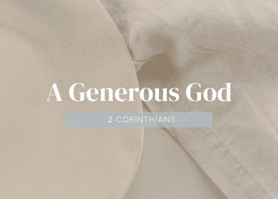 A Generous God, Part 1 - Open the Bible