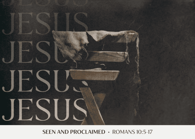 Jesus: Seen & Proclaimed, Part 1 - Open the Bible